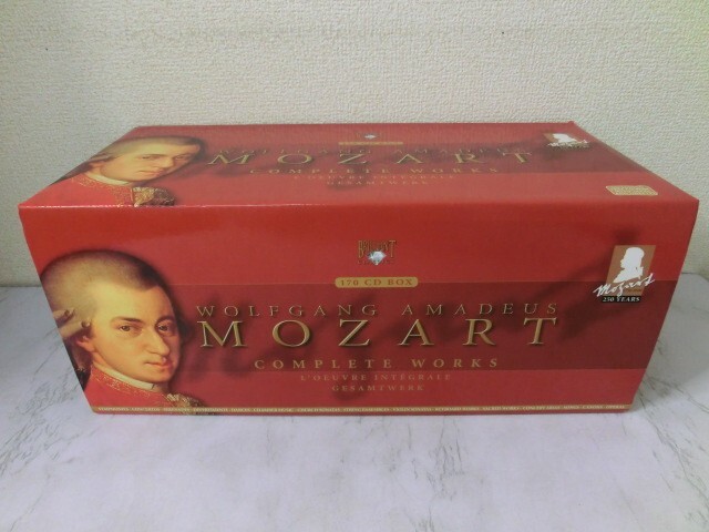 【やや傷や汚れあり】BO【WW-55】【60サイズ】 モーツァルト/WOLFGANG AMADEUS MOZART COMPLETE WORKS/170 CD BOXの落札情報詳細 ...