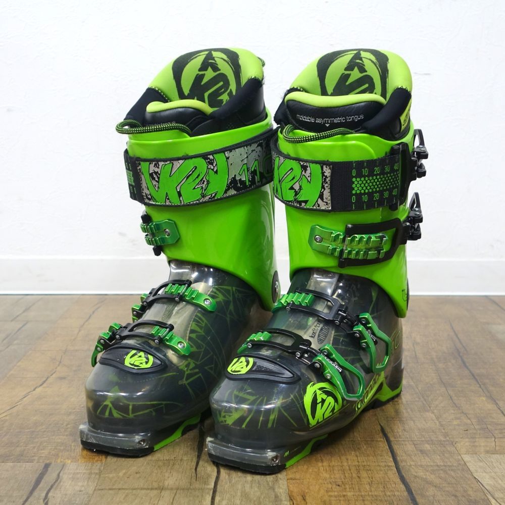 【やや傷や汚れあり】ケーツー K2 PINNACLE 110HV 26.5cm 306mm ピナクル TECH テック TLT ツアー スキー ...