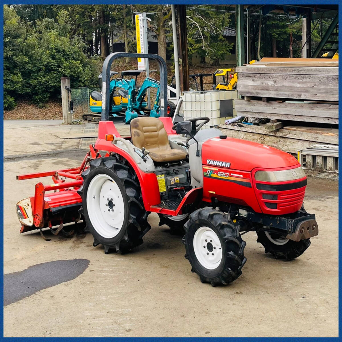 【やや傷や汚れあり】Yanmar ヤンマートラクターAF180★18馬力★951時間★下取り可能★茨城県石岡市発!売り切り！の落札情報詳細 - Yahoo!オークション落札価格検索 オークフリー