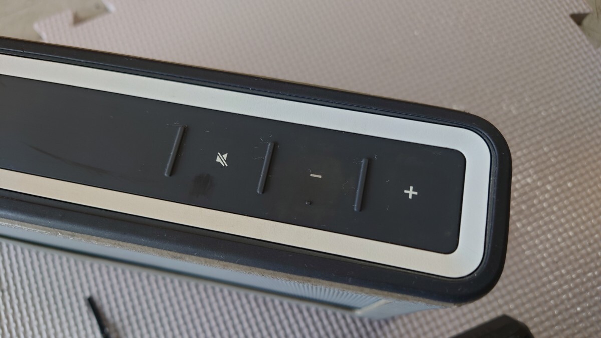 【目立った傷や汚れなし】BOSE 名機 品番414255 Bluetooth SoundLink speaker ワイヤレス ブルートゥース スピーカー 純正 レザーカバー付！ 管理番号101 ...