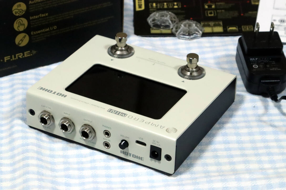 【やや傷や汚れあり】HOTONE MP-50VN AMPERO MINI Amp Modeler / Effects Processor ホッ ...