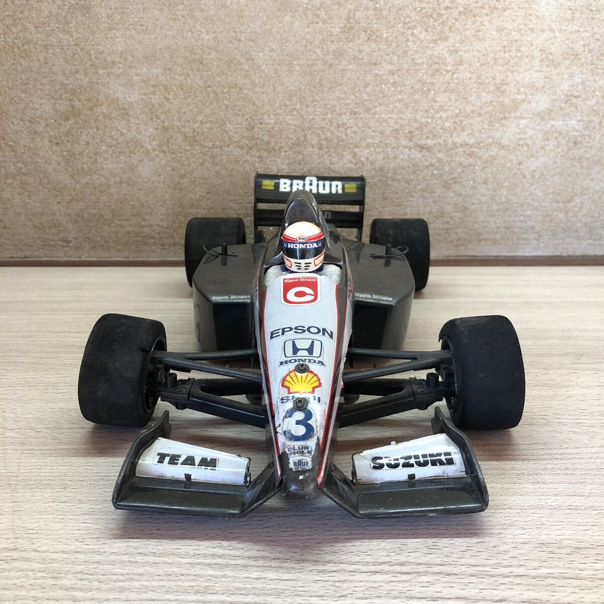 【傷や汚れあり】売り切り！京商 KYOSHO 1/10 RC F1 レーサー ブラウン BRAUN ティレル TYRRELL ホンダ ...