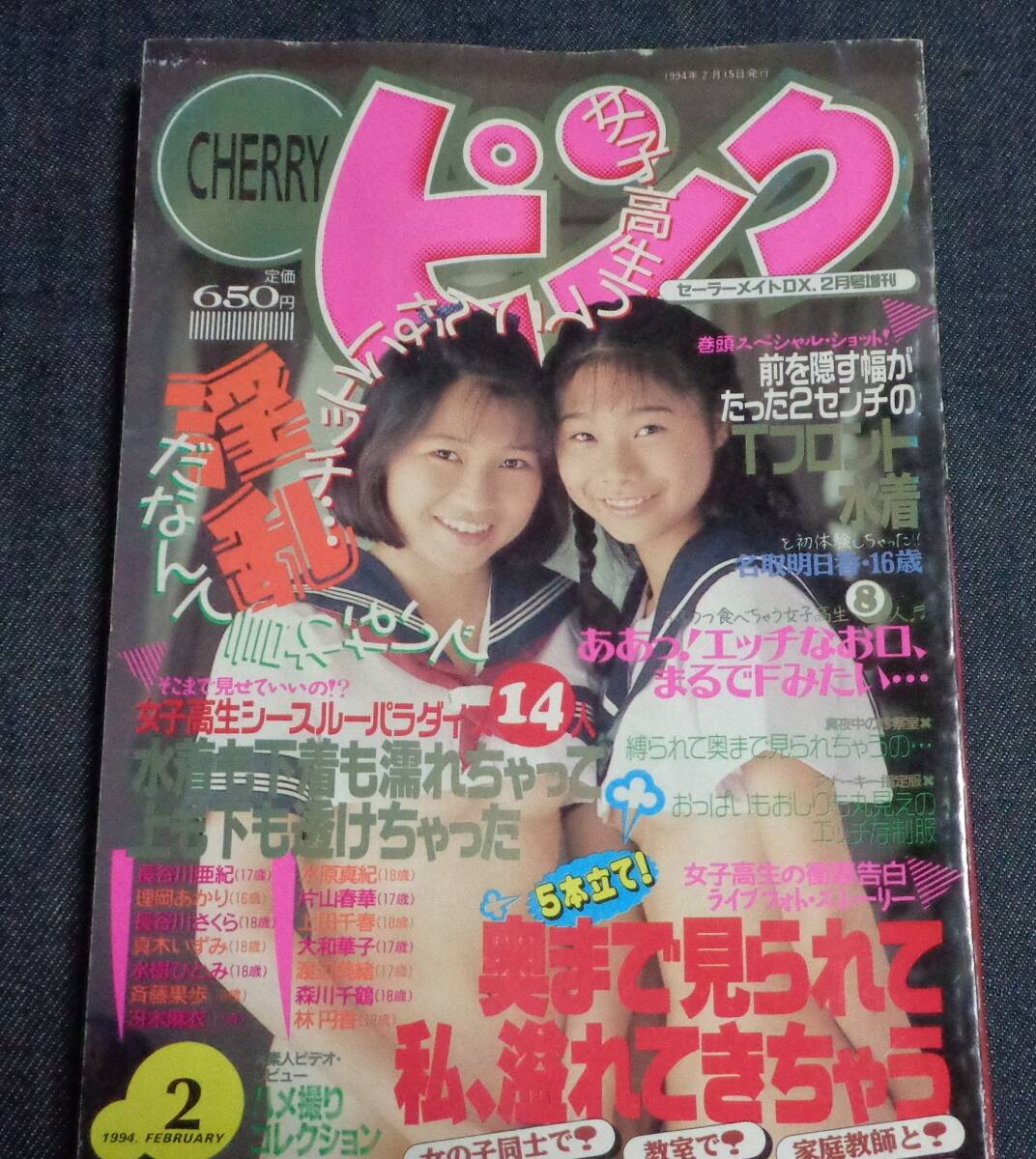 【傷や汚れあり】★CHERRYピンク 1994年2月 Tフロント セーラーメイトDX.増刊 東京三世社の落札情報詳細 - Yahoo!オークション落札価格検索 オークフリー