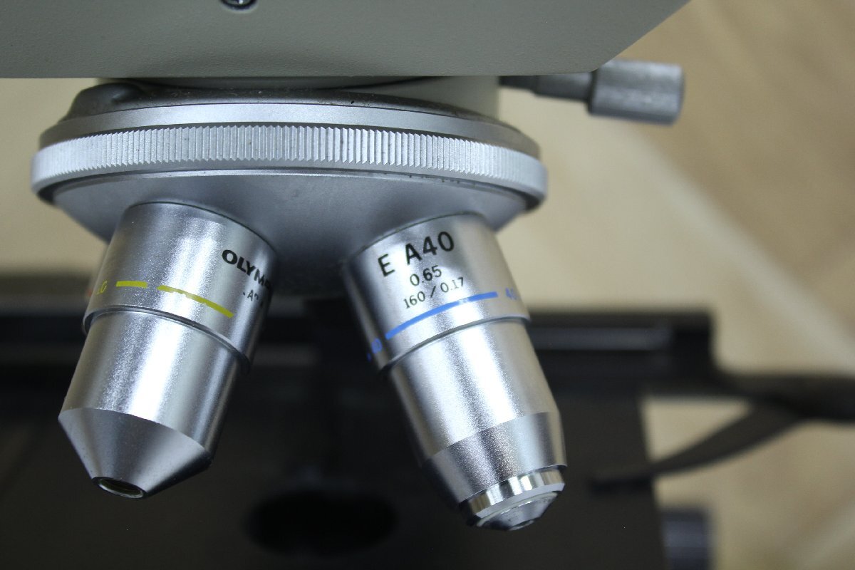 【傷や汚れあり】☆【1K0321-60@10】 OLYMPUS オリンパス 顕微鏡 CHT CH-2 接眼レンズ 対物レンズ付 CWHK 10X/18L EA4 EA10 EA40 ジャンクの ...
