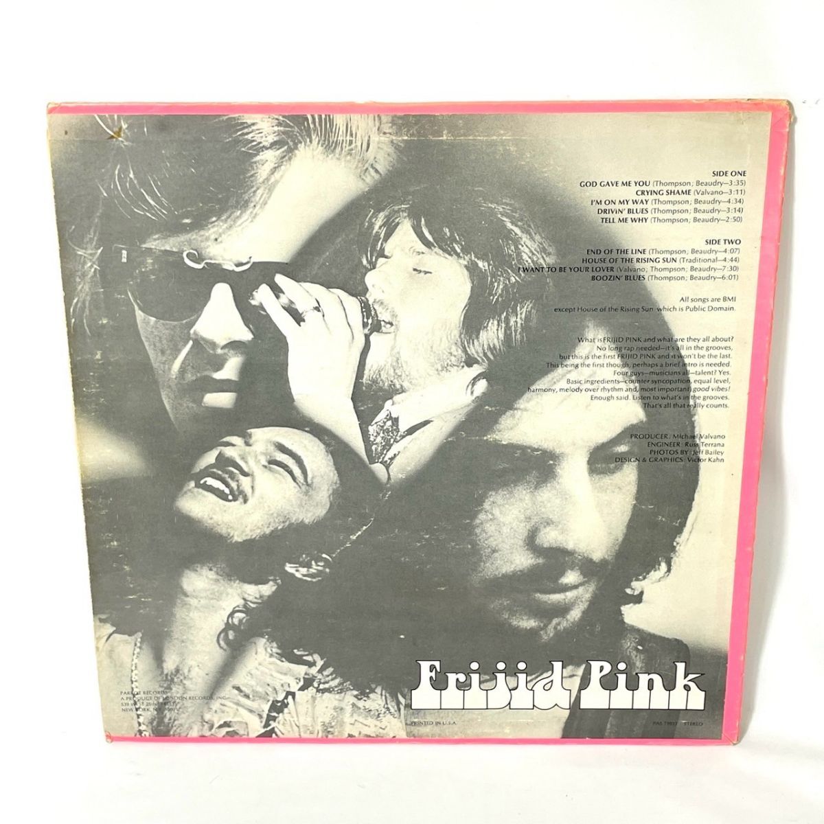 【やや傷や汚れあり】R-308-32【輸入盤 LP】Frijid Pink フリジド ピンク PARROT PAS 71033 STEREO Vinyl RECORD レコード 12inch ...