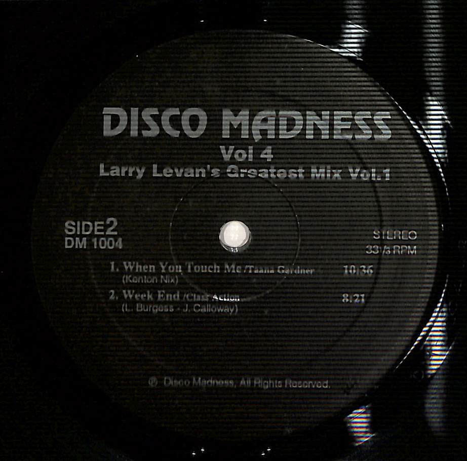 【傷や汚れあり】r1295/12/V.A./Larry Levan/Disco Madness Vol 4/Larry Levan's ...