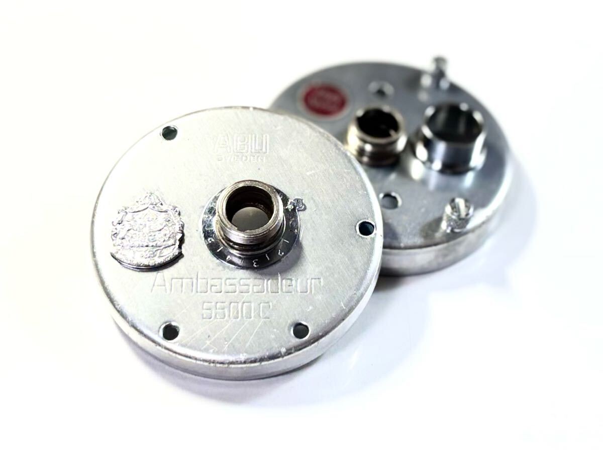 【やや傷や汚れあり】N09 ABU アブ アンバサダー 5500C(右) サイドカップ セット 山型リム ラージクレスト OLD Ambassadeur 5000 中古品の落札情報詳細 ...