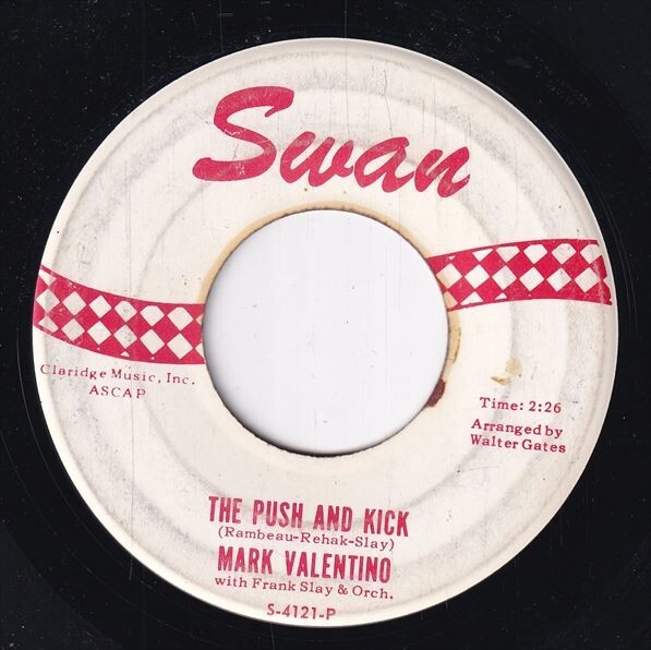 【やや傷や汚れあり】Mark Valentino With Frank Slay & Orch. - The Push And Kick ...