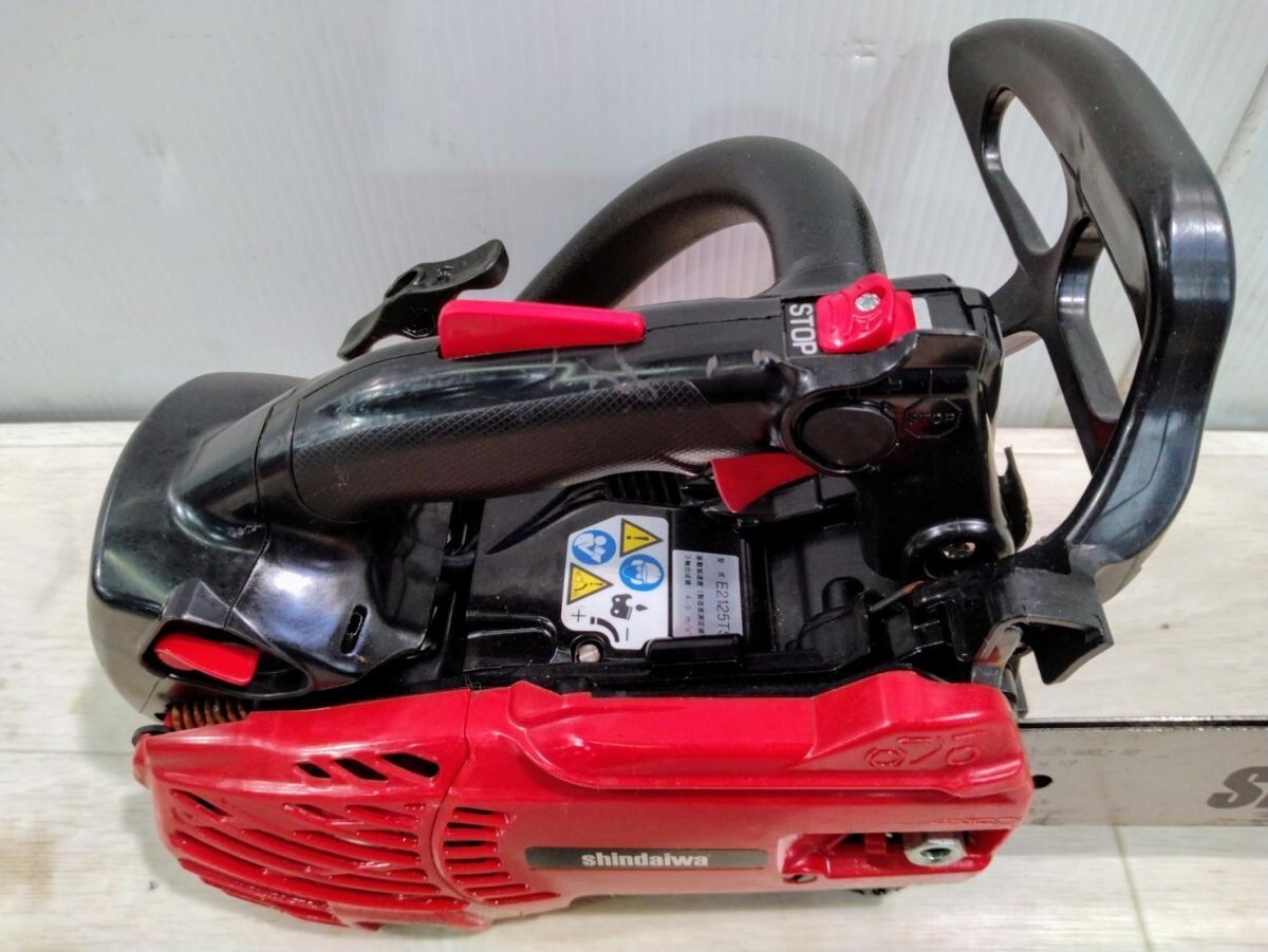 【やや傷や汚れあり】【愛知 西尾倉庫店】AC140【決算売切！】shindaiwa エンジンチェンソー E2125TS ★ 新ダイワ ガソリン チェンソー 切断 木材 ★ 中古の落札情報詳細 ...