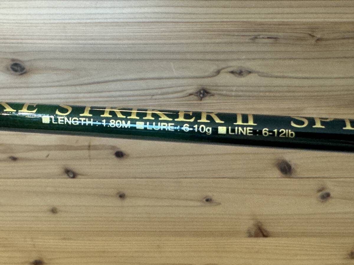 【目立った傷や汚れなし】☆VERTEX ヴァーテックス☆釣竿 ロッド☆LAKE STRIKER 2 SP180ML☆LENGTH:1.80m ...