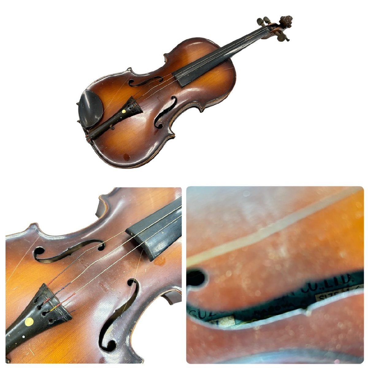 【全体的に状態が悪い】1円スタート ギター バイオリン まとめ2点セットYAMAHA ヤマハ FS-423SKE OBS アコースティックギター 鈴木バイオリン NO.11 動作未確認の落札 ...