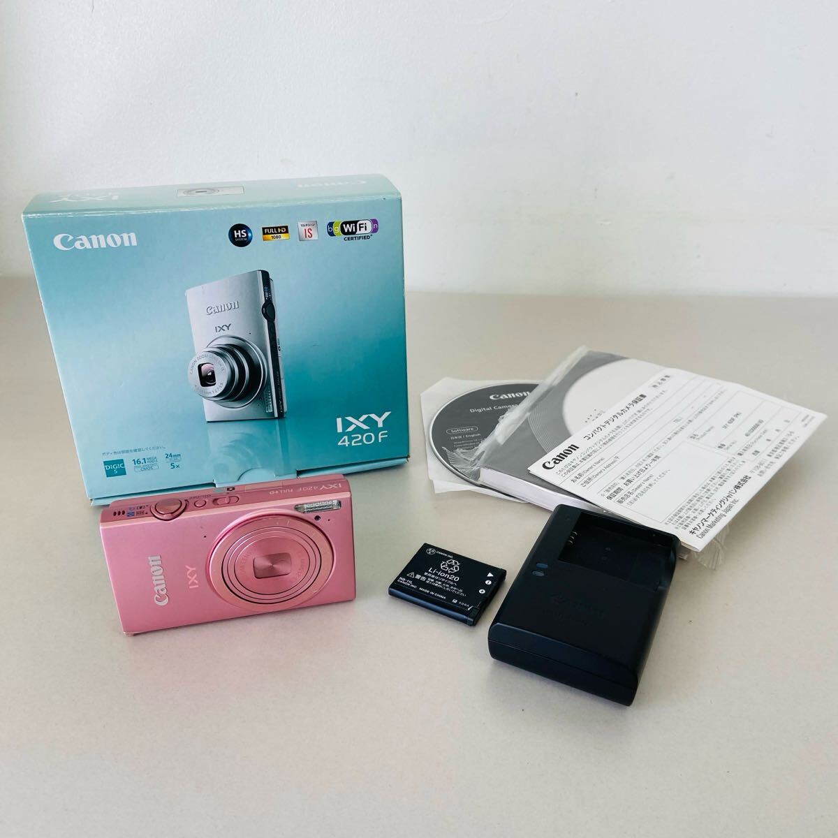 【やや傷や汚れあり】Canon キヤノン IXY 420F ピンク コンパクトデジタルカメラ C3209 60サイズ発送の落札情報詳細 ...