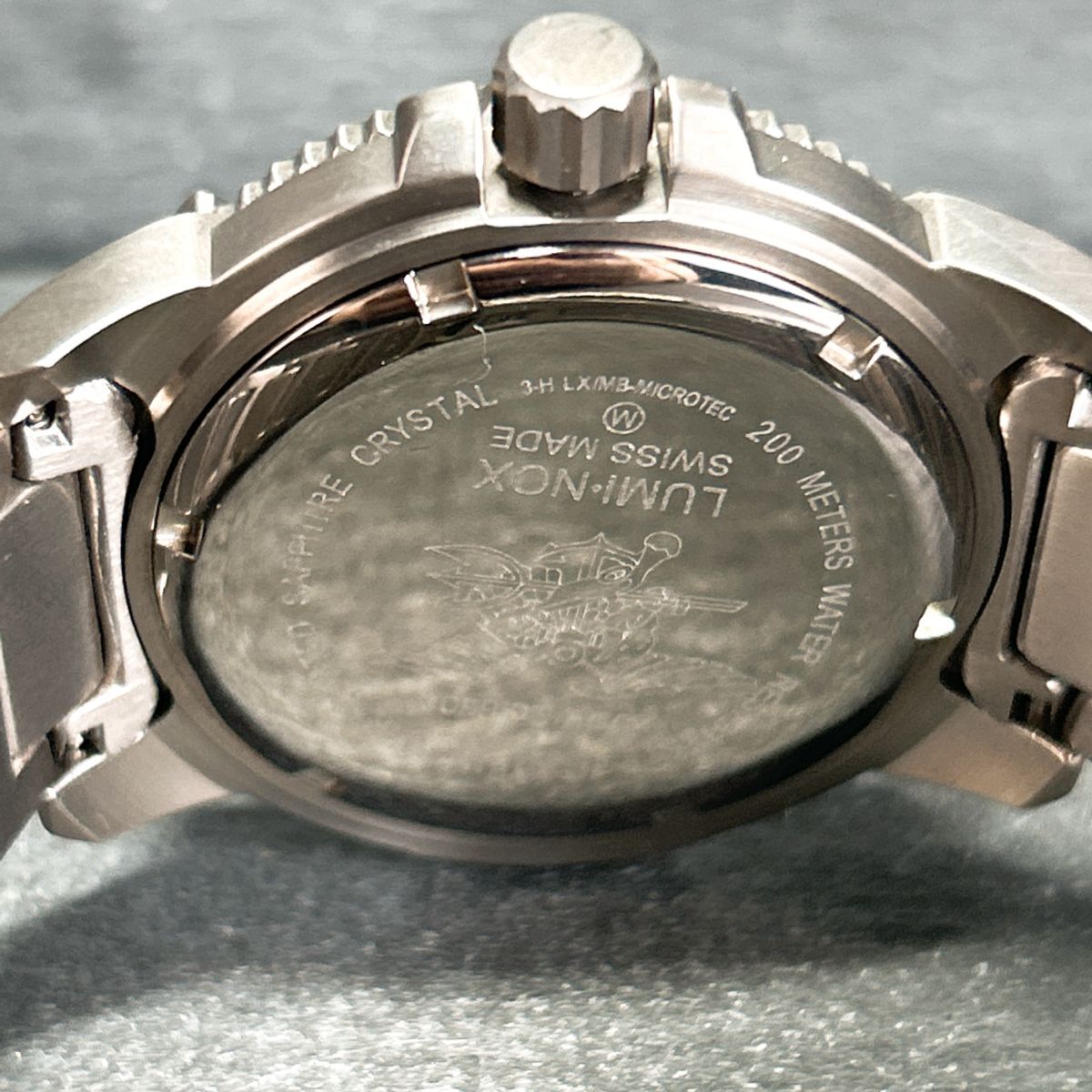 【未使用に近い】超美品 希少 Luminox ルミノックス Titanium Navy Seal ネイビーシールズ 6600シリーズ 腕時計 クオーツ アナログ ブルー文字盤 動作確認済の落札 ...