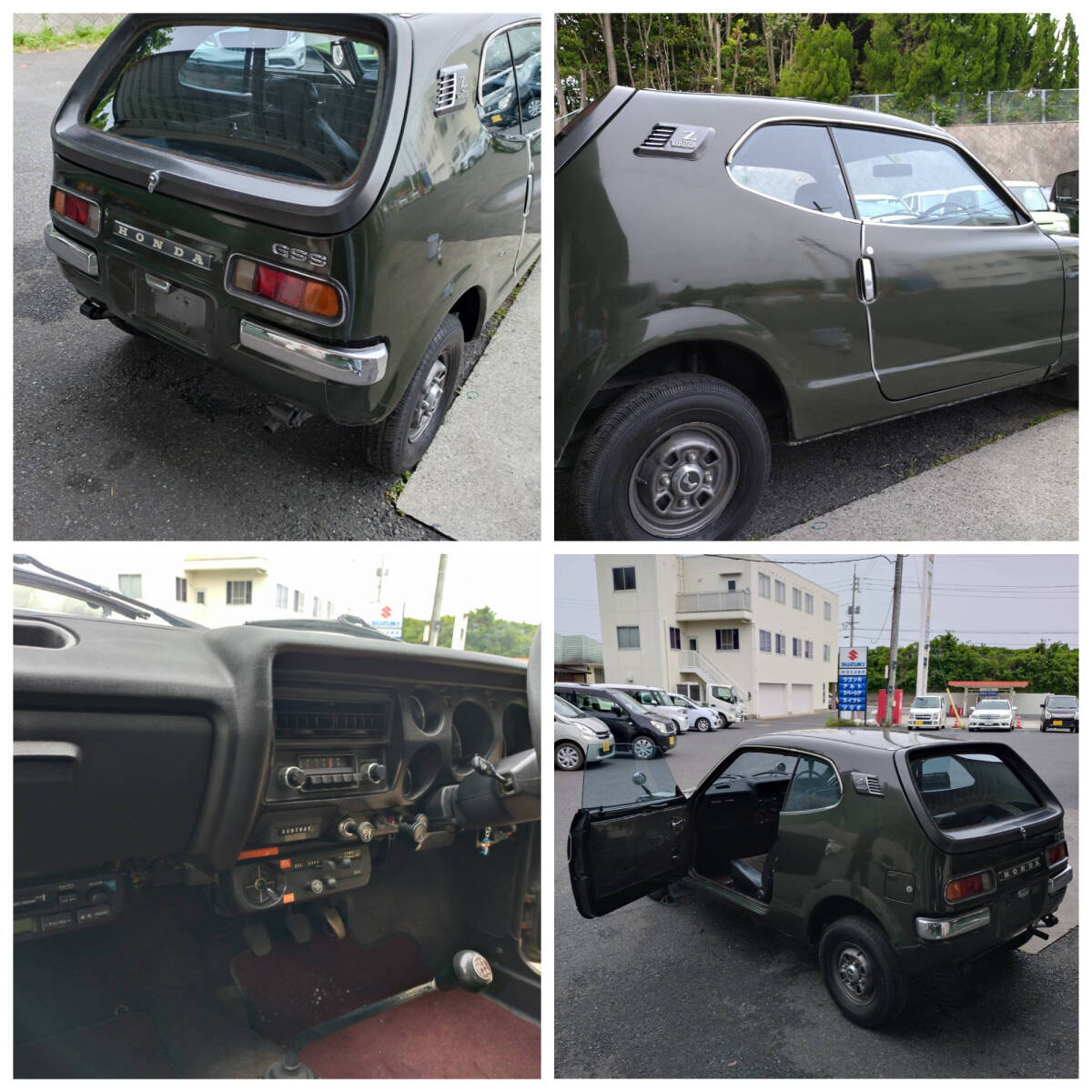 【走行距離 28000 km】本田 HONDA Z ゼット N360 旧車 水中メガネ 1974年 5MT. 書類 部品有の落札情報詳細 - Yahoo!オークション落札価格検索 オークフリー