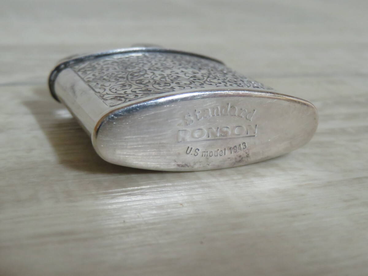 【やや傷や汚れあり】RONSON ロンソン Standard US model 1943 オイルライター シルバーカラー 室内保管品の落札情報詳細 - Yahoo!オークション落札価格検索 ...