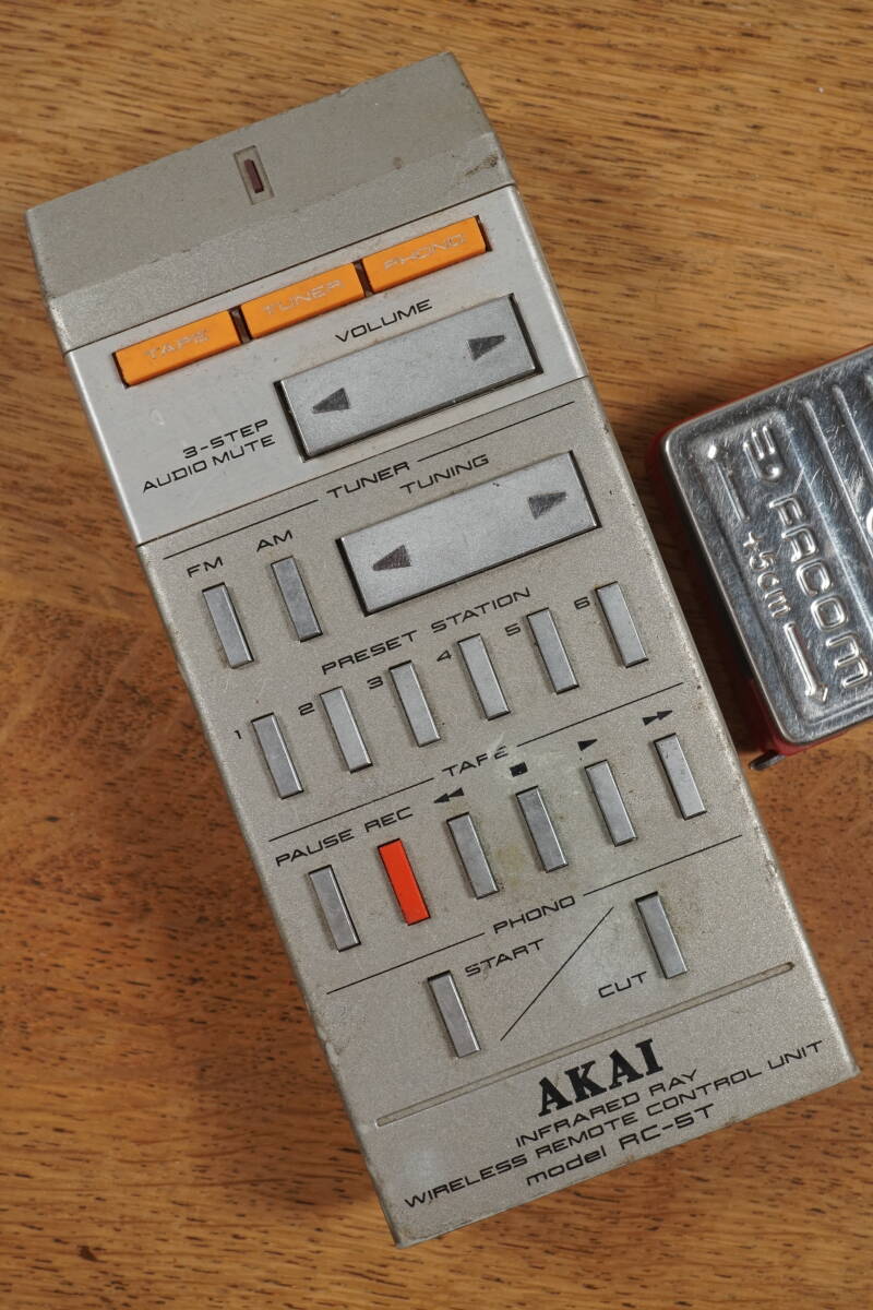 【全体的に状態が悪い】R10 AKAI Infrared Ray Wireless Remote Control Unit 《 RC-5T ...