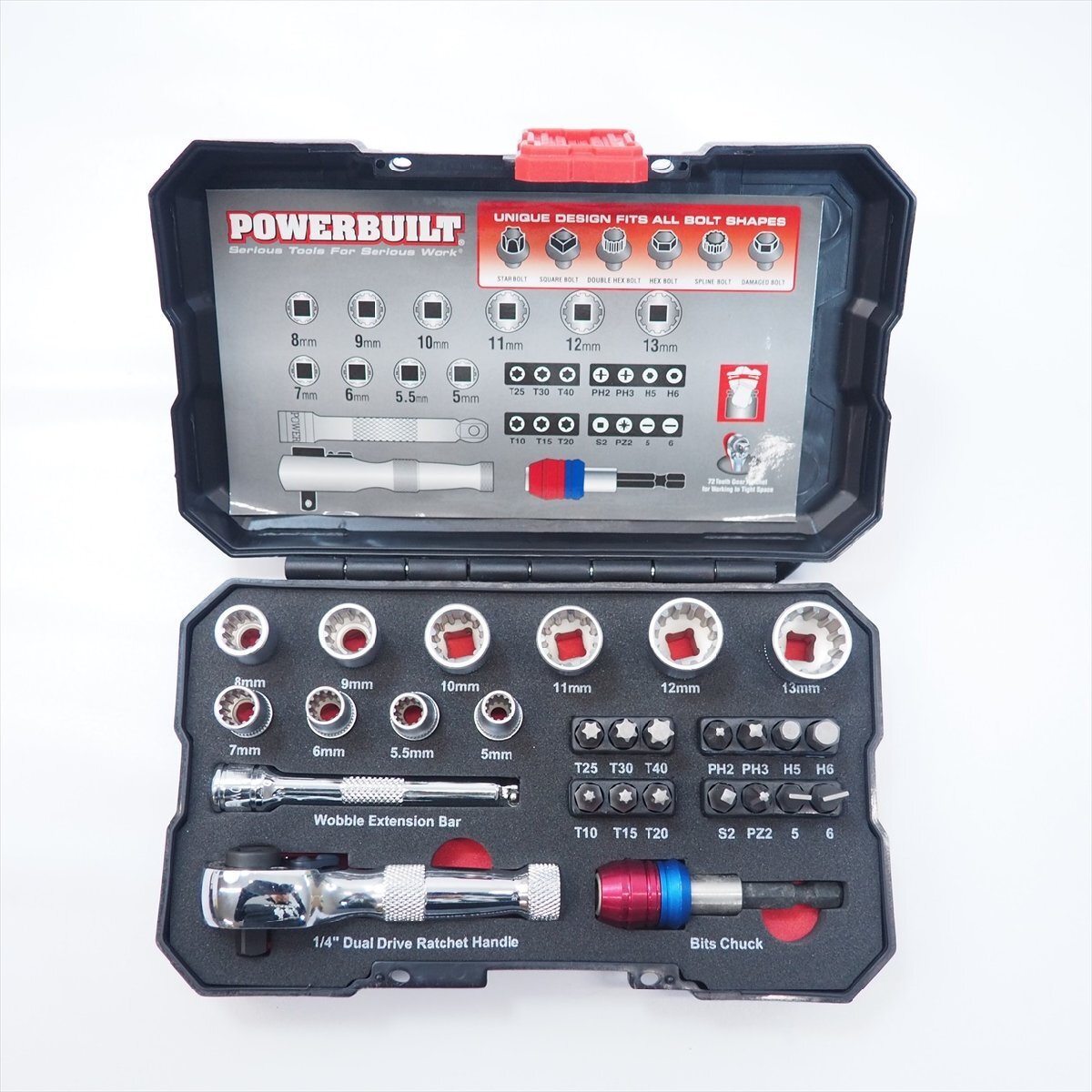 【未使用】送料300円(税込) zc449 POWERBUILT ソケットセット 61ピース METRIC【シンオク】の落札情報詳細 - Yahoo!オークション落札価格検索 オークフリー