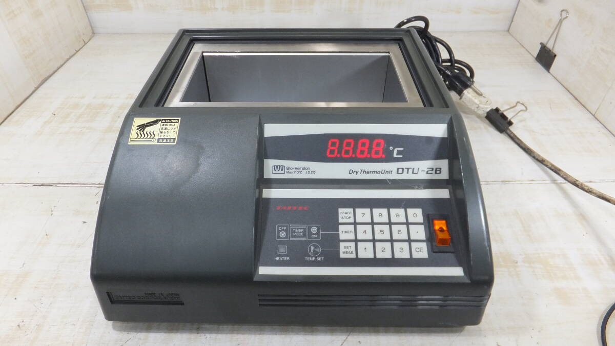 【目立った傷や汚れなし】TAITEC タイテック DTU-2B ドライサーモユニット アルミブロック恒温槽の落札情報詳細 - Yahoo!オークション落札価格検索 オークフリー
