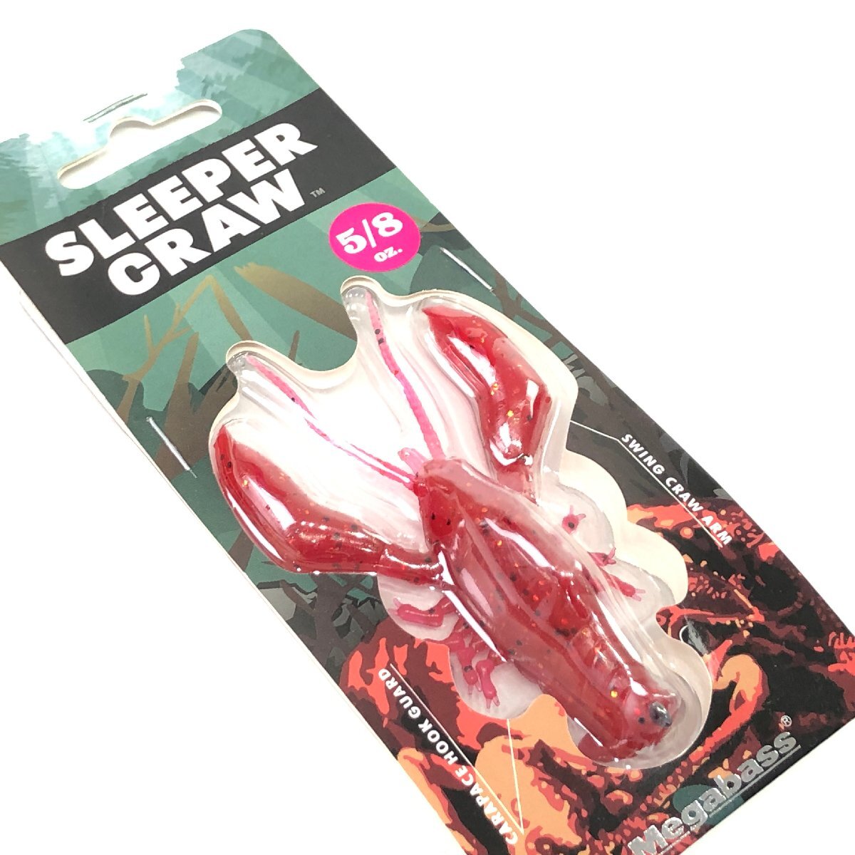 【未使用】未開封 メガバス スリーパークロー 5/8oz ＃DEMON CRAW | Megabass SLEEPER CRAW バス釣り ...