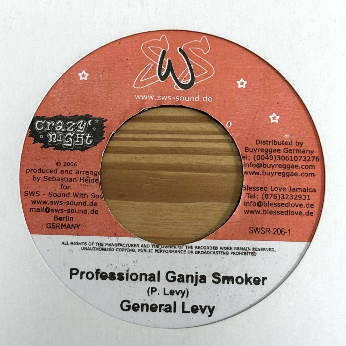【目立った傷や汚れなし】General Levy「Professional Ganja Smoker」'06年 ビッグヒット名曲 Crazy ...