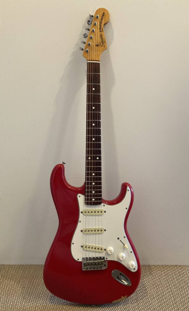 【やや傷や汚れあり】squier SST-36 Aシリアル 1985〜1986年製 フジゲン期 日本製 ジャパンビンテージ made in japan fender japan フェンダー ...