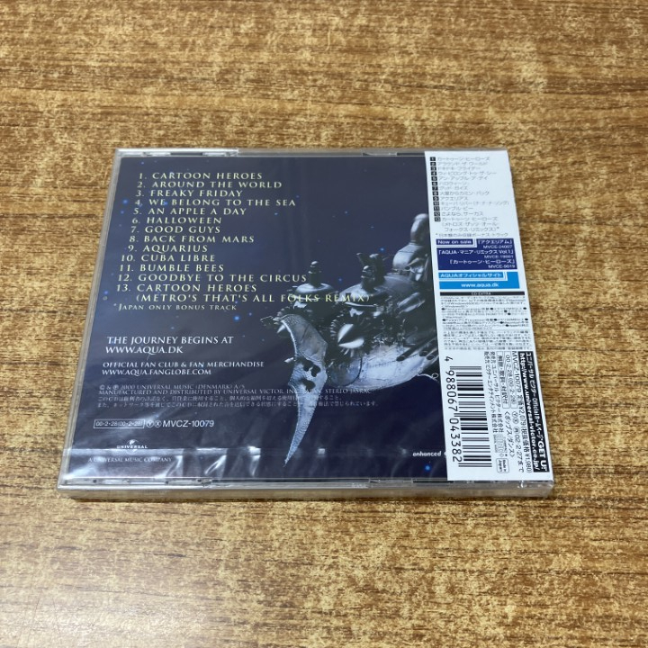 【未使用に近い】 01)【同梱不可】【未開封】AQUARIUS/AQUA/アクア/アクエリアス/MVCZ-10079/CD/Aの落札情報詳細 ...