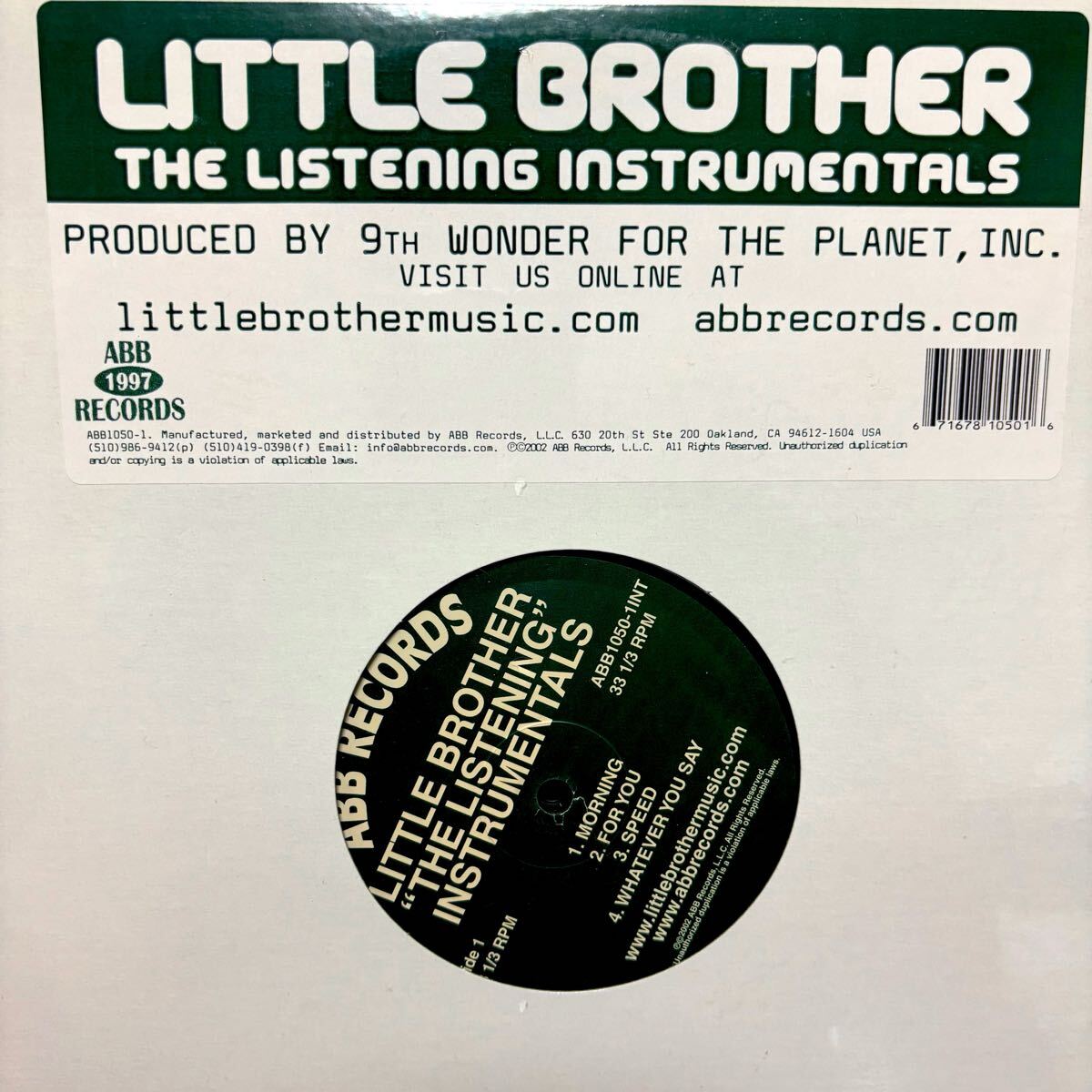 【目立った傷や汚れなし】【未開封 US ORIGINAL 2LP】 Little Brother / The Listening ...