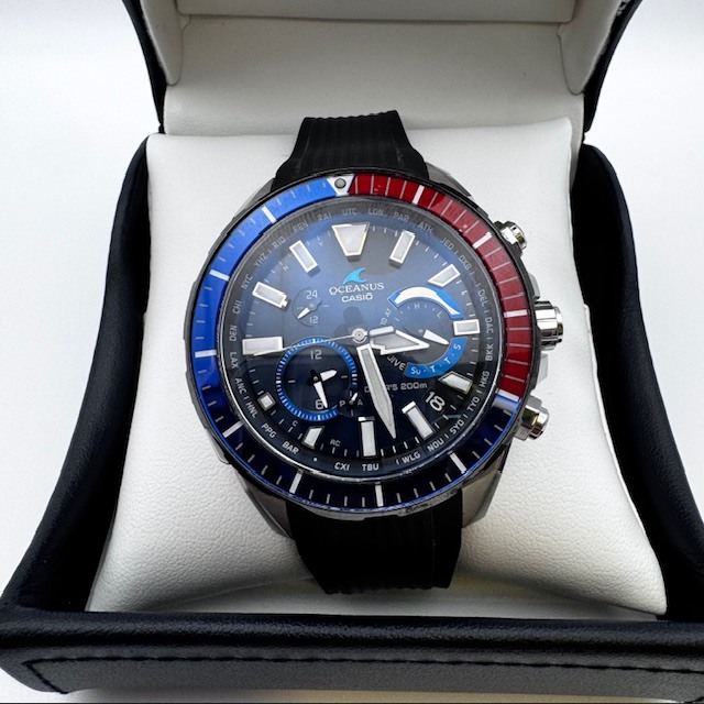 【目立った傷や汚れなし】＃11111【美品/稼働品】☆OCEANUS☆オシアナス☆CASIO☆OCW-P2000C-2AJF☆カシャロ☆ ...