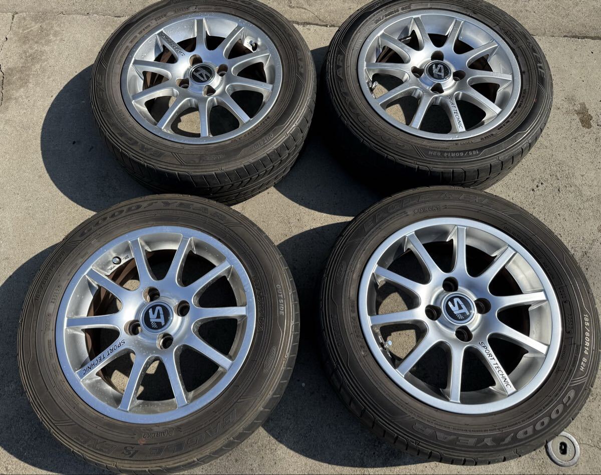 【やや傷や汚れあり】ユーノスロードスターなどに 185/60R14 14×6J ＋38 PCD100の落札情報詳細 - Yahoo!オークション落札価格検索 オークフリー