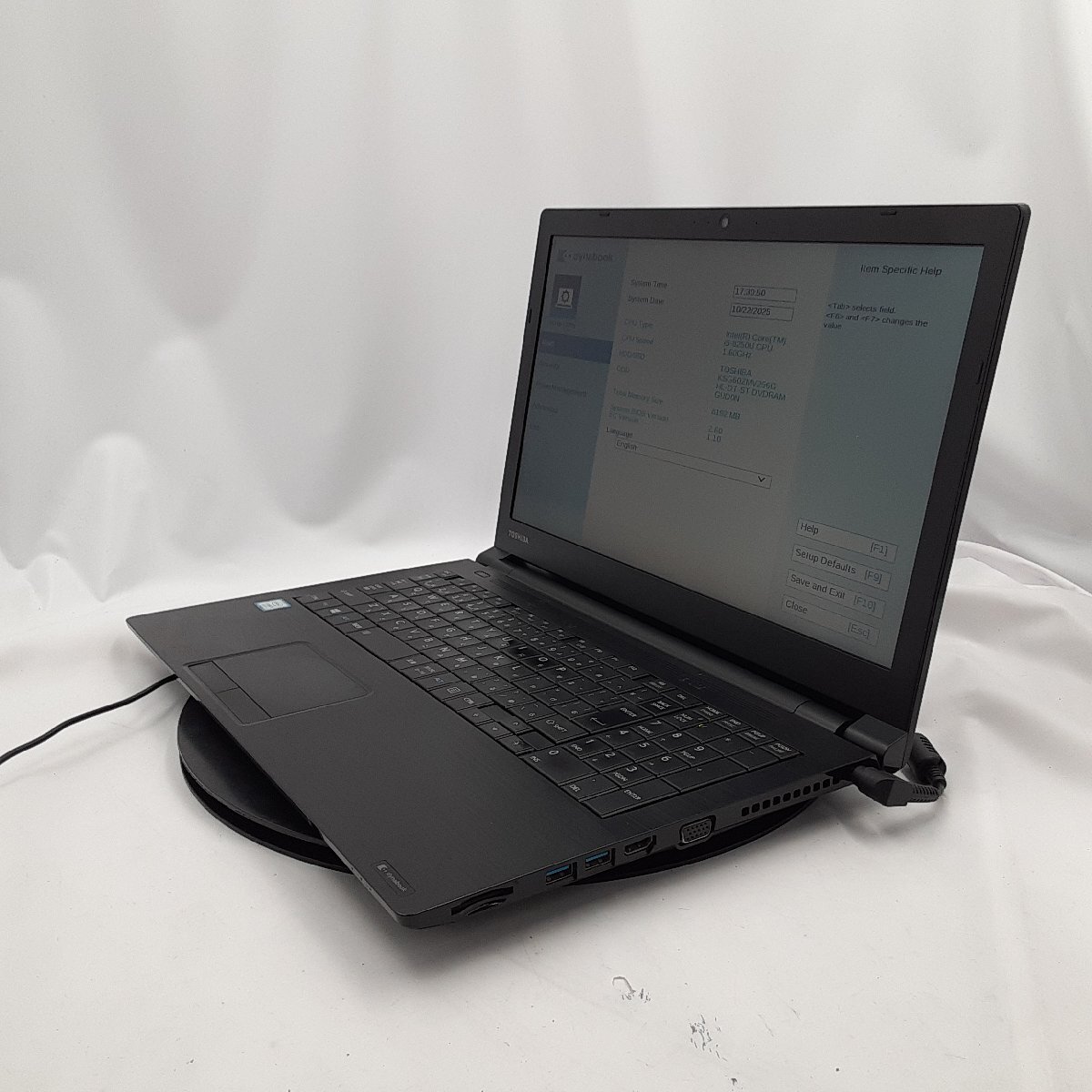 【傷や汚れあり】★ジャンク★Dynabook (東芝) dynabook B65/DN [Core i5 8250U 8GB SSD 256GB 15.6インチ] 中古 ノートパソコンの落札 ...