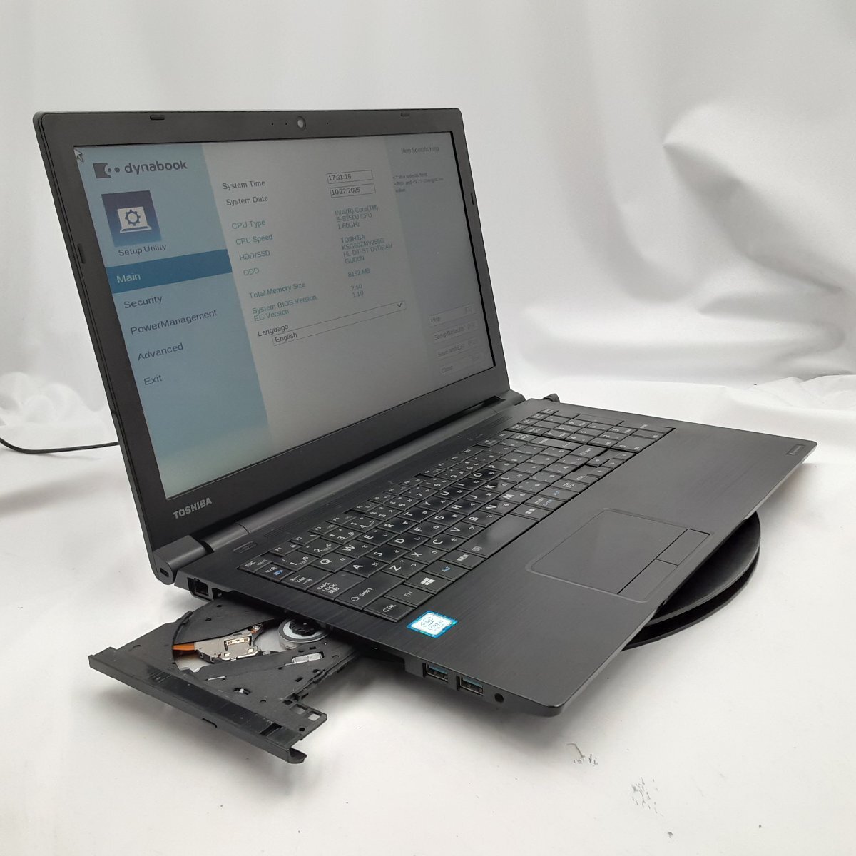 【傷や汚れあり】★ジャンク★Dynabook (東芝) dynabook B65/DN [Core i5 8250U 8GB SSD 256GB 15.6インチ] 中古 ノートパソコンの落札 ...