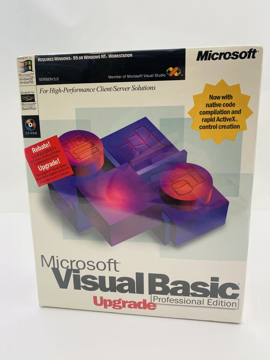 【未使用】☆ 未開封品 Microsoft Visual Basic Professional Edition ビジュアルベーシック ...