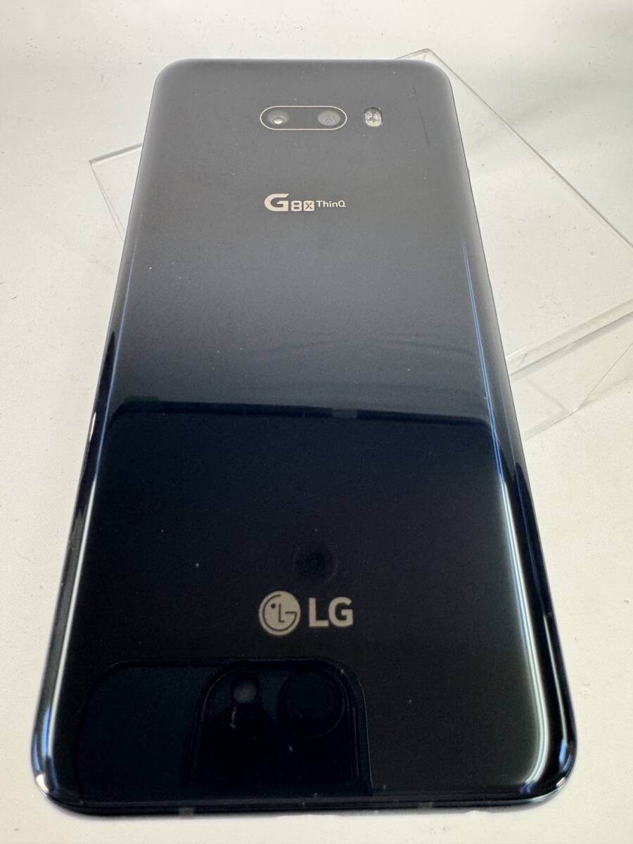 【やや傷や汚れあり】【ネットワーク制限 】Softbank LG G8X ThinQ オーロラブラック 901LG 64GB アンドロイド ...