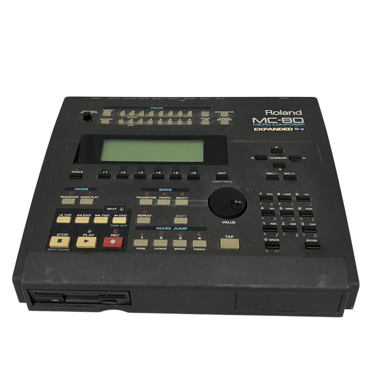 【やや傷や汚れあり】Roland MC-80 MICRO COMPOSER MIDI シーケンサー リズムマシン DTM 楽器 中古 ...