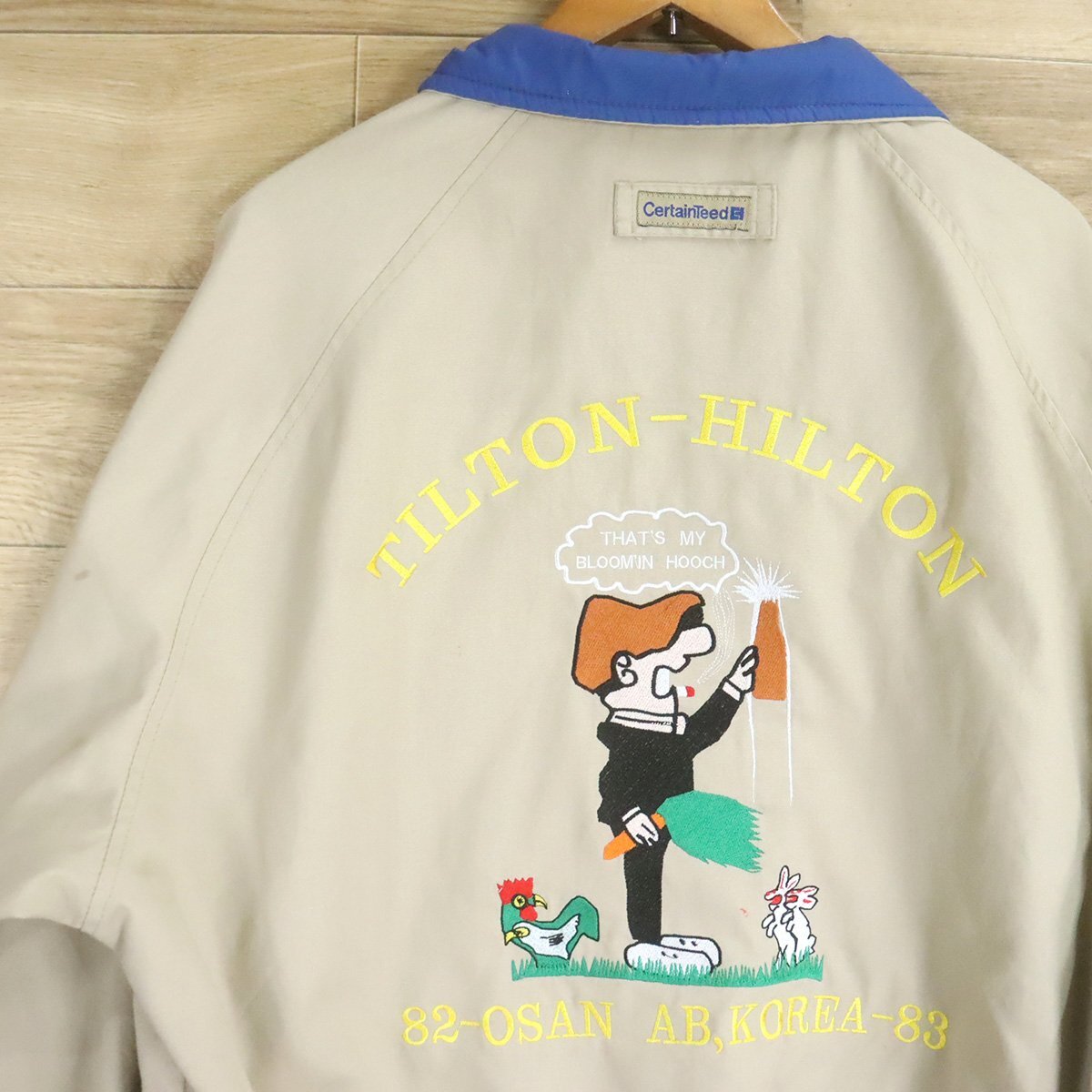 【やや傷や汚れあり】$1T/D1.7-1 米国製 Swingster スイングスター スイングトップ XL バック刺繍 TILTON ...