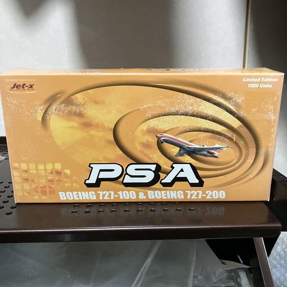 【目立った傷や汚れなし】110 2機セット ドラゴンウイングス PSA ボーイング 727-100 727-200 模型 完成品 Boeing ...