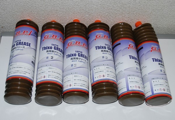 【新品】☆新品 未使用品【GreatRealPower / GRP 高潤滑グリース SUPER Thixo GREASE 400g入り6本 ...