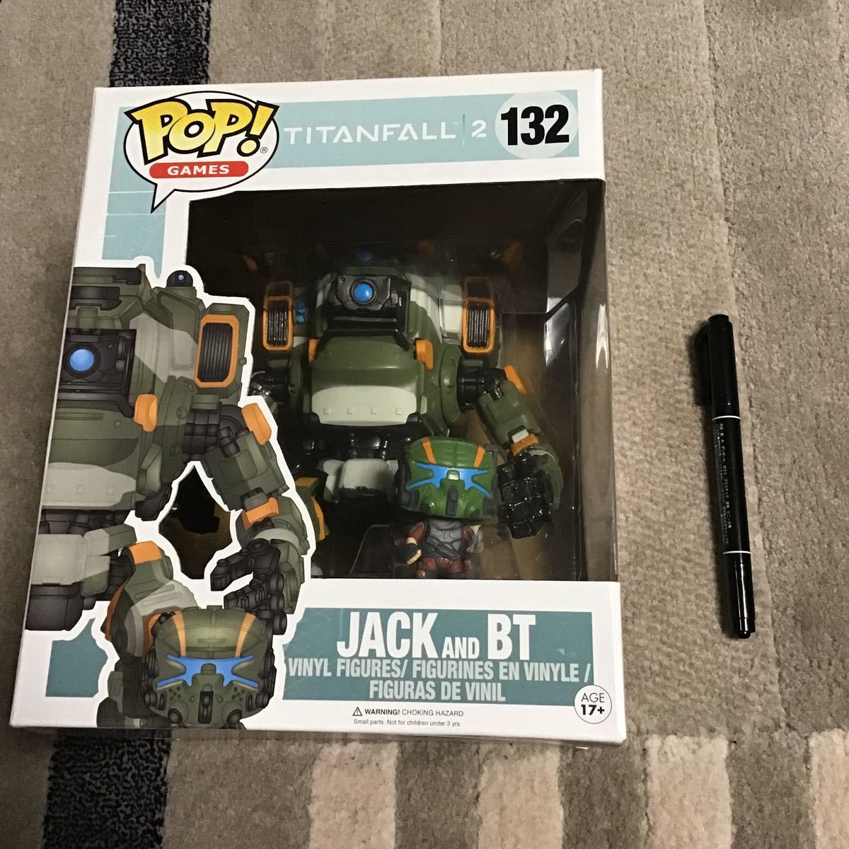 【未使用】新品 pop! Games Titanfall2 jack and bt タイタンフォール2 ジャックand bt funko フィギュア ポップ ソフビ 人形 132 ゲーム ...