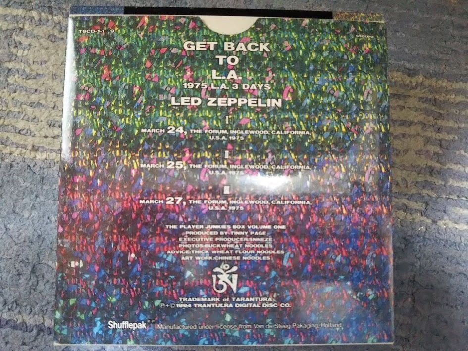 Led Zeppelin-“ Get Back To LA” Tarantura 9 cd setの落札情報詳細 - Yahoo!オークション落札価格検索 オークフリー