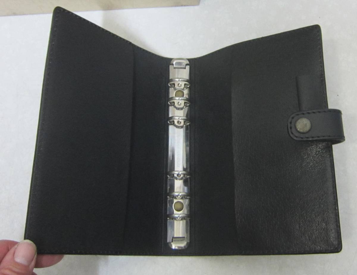 【新品】[未使用]KOLOMAN HANDLER システム手帳カバー 6穴バインダー レザー製、YUZAS キーホルダー 2点セット ...