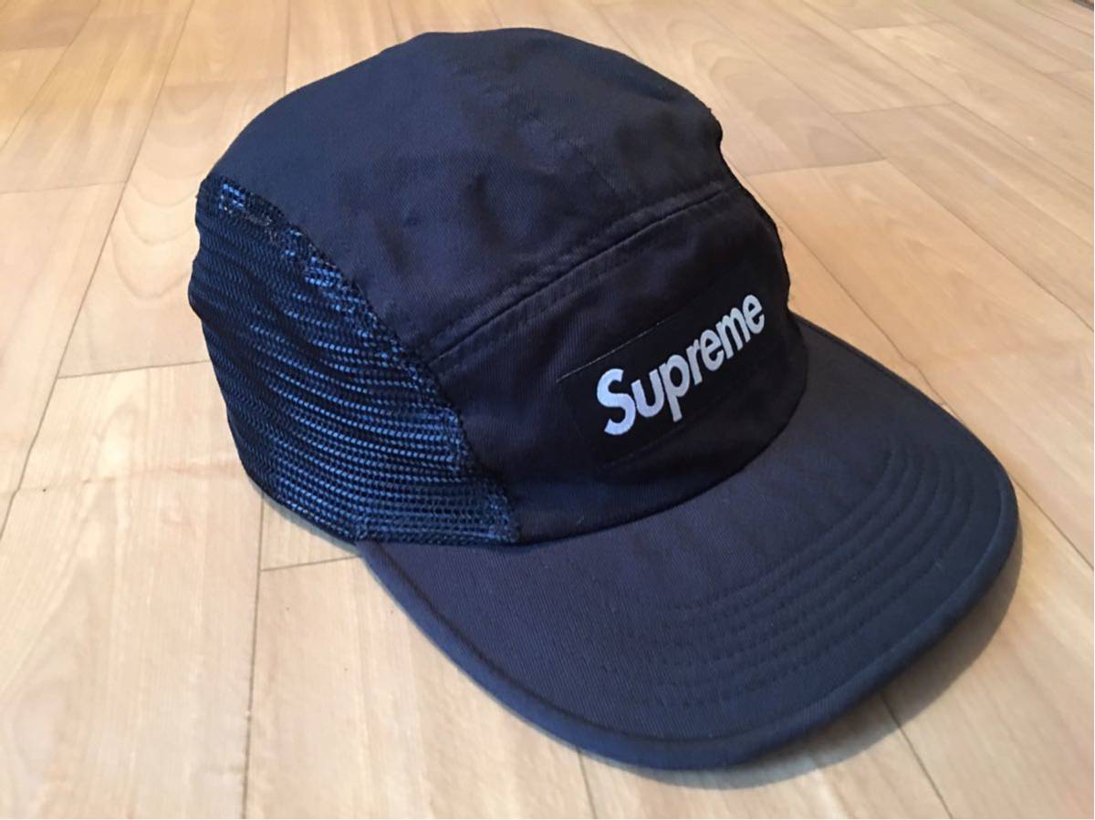 送料込 18ss Supreme Mesh Side Panel Camp Cap used シュプリーム キャップ の落札情報詳細 ...