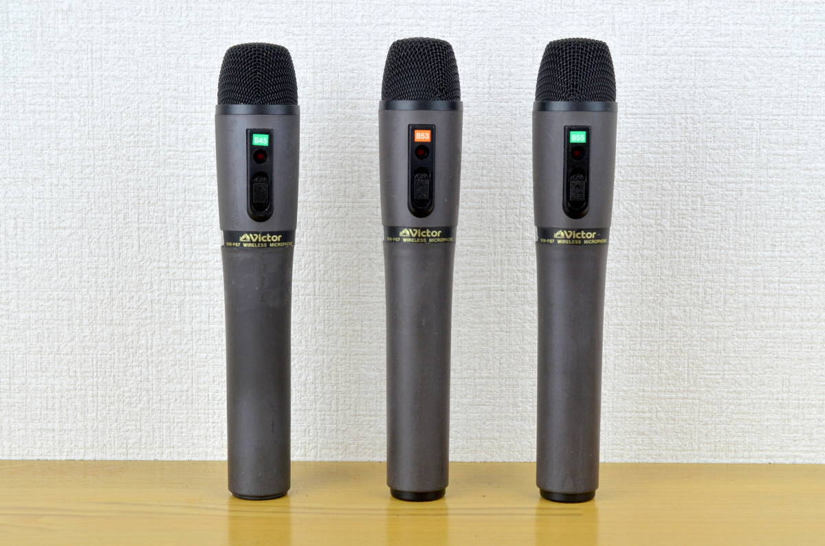 3本セット！VICTOR WM-P87 B帯ワイヤレスマイク ビクターの落札情報詳細 - ヤフオク落札価格検索 オークフリー