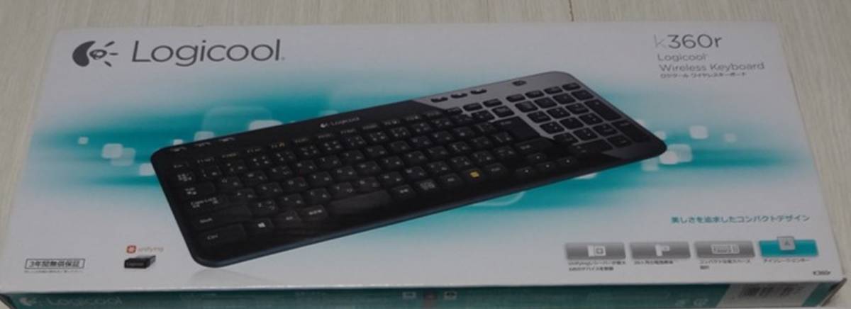 ★即決・送料無料★ ワイヤレス／コードレス／キーボード／Logicool／ロジクール k360r 省スペース/省電力 フルサイズの落札情報詳細 - ヤフオク落札価格検索 オークフリー
