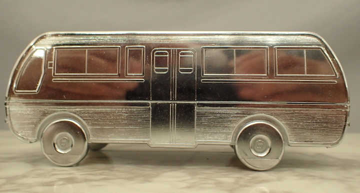 マツダ MAZDA LIGHT BUS ライトバス 昭和40年～47年 タバコケース 元箱 未使用 昭和レトロ 販促品 記念品 ノベルティの ...