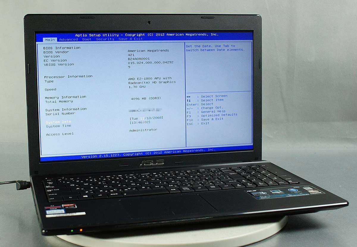 15.6インチ OS無し訳あり ASUS X55U-SO090H/AMD E2-1800 APU/メモリ4GB/HDD無/Windows ...