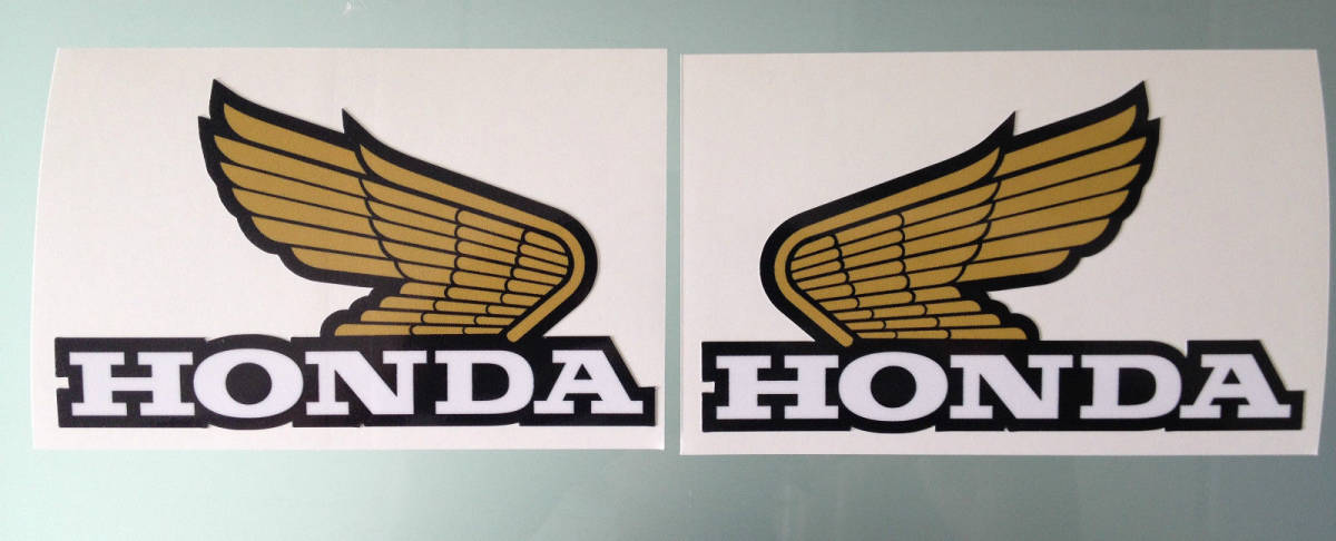 【新品】送料無料 HONDA Classic Wings Logo Sticker Decal ホンダ ウィング ステッカー デカール 海外 ...