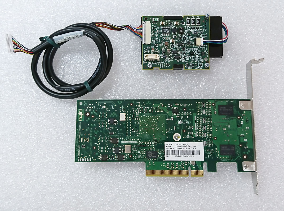 富士通 Primergy SASアレイコントローラ D2516 PG-248C6 (RAID 5/6 SAS based on LSI ...
