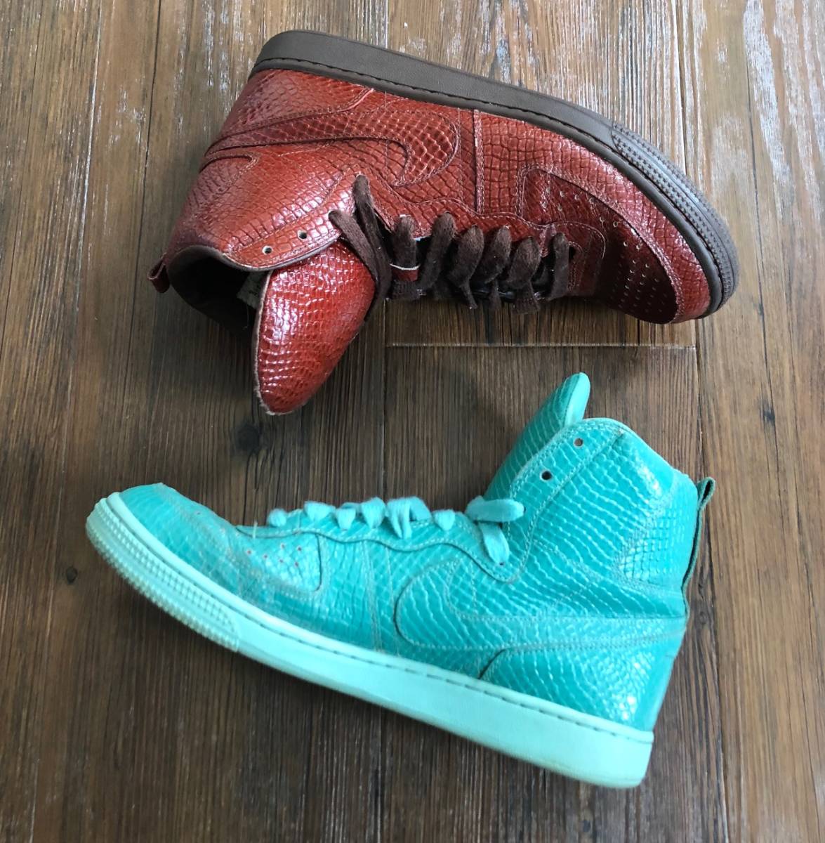 10周年 ★ NIKE SWAGGER TERMINATOR HI SUPREME QK コラボ ターミネーター チョコミント ナイキ スワッ ...