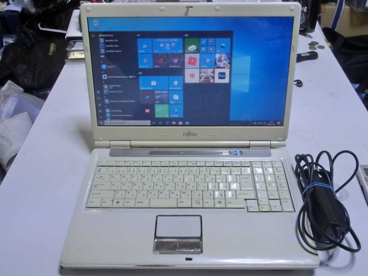 Fujitsu FMV BIBLO NF／D50 Windows10 稼働品の落札情報詳細 - ヤフオク落札価格検索 オークフリー