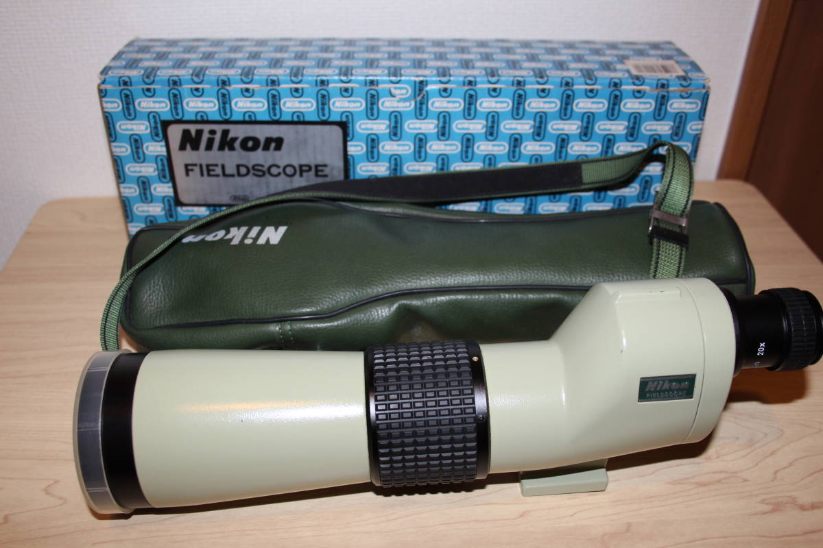Nikon ニコン D=60 P Fieldscope フィールドスコープ Spotting Scope 20x 箱付き の落札情報詳細| ヤフオク落札価格情報 オークフリー